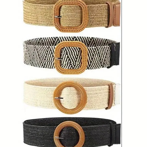 Accessories | 1 Boho Chic Straw Belt | Poshmark